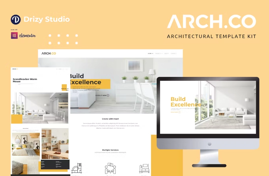 Archco – Architecture Elementor Template Kit - WP Themes & Plugins