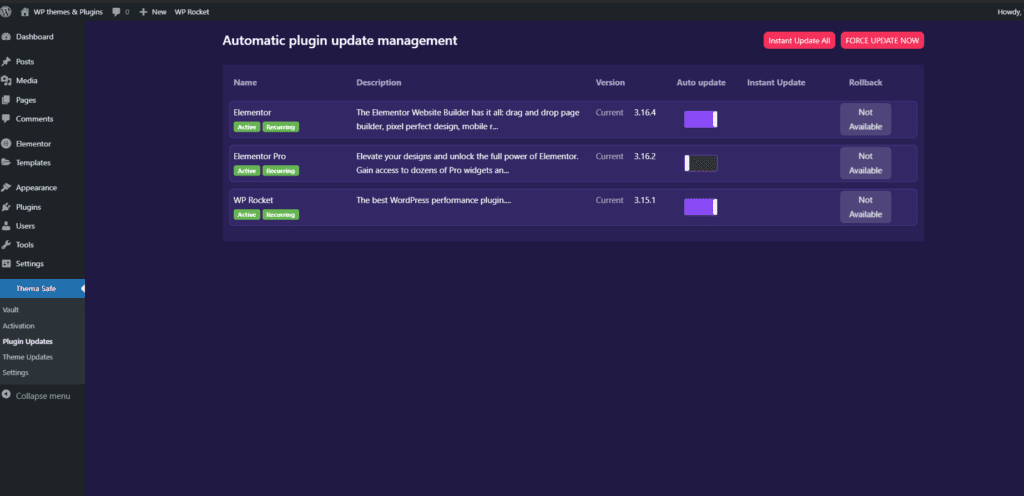 ThemaSafe Plugin - WP Themes & Plugins