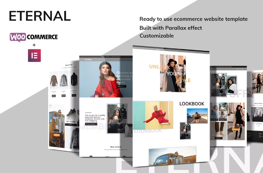 Eternal – Ecommerce Elementor Template Kit - WP Themes & Plugins