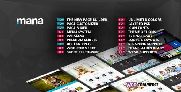 Mana – Responsive Multi-Purpose Theme 1.1.0 - WP Themes & Plugins