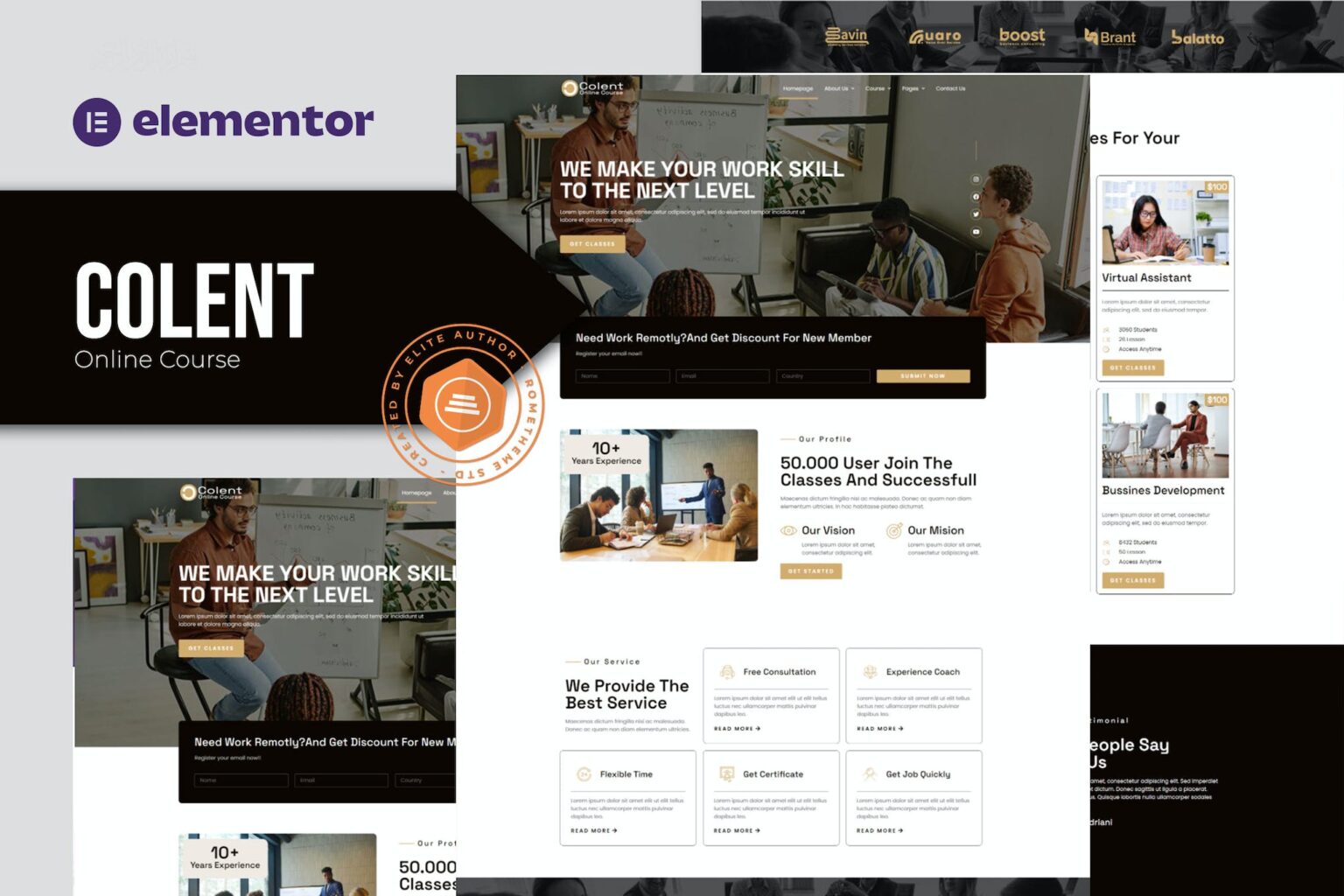 Colent – Online Course Elementor Template Kit - WP Themes & Plugins
